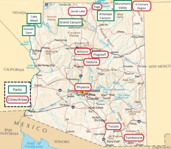 Arizona: The Grand Canyon State - We're in the Rockies