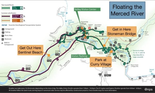 How to Float the Merced River in Yosemite